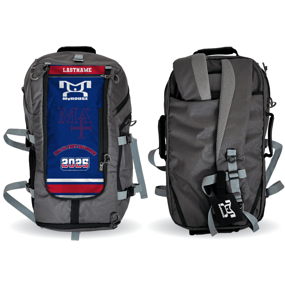 Marmion Academy State Champions Hybrid Gear Bag (THIS WILL SHIP IN 6-8 ...